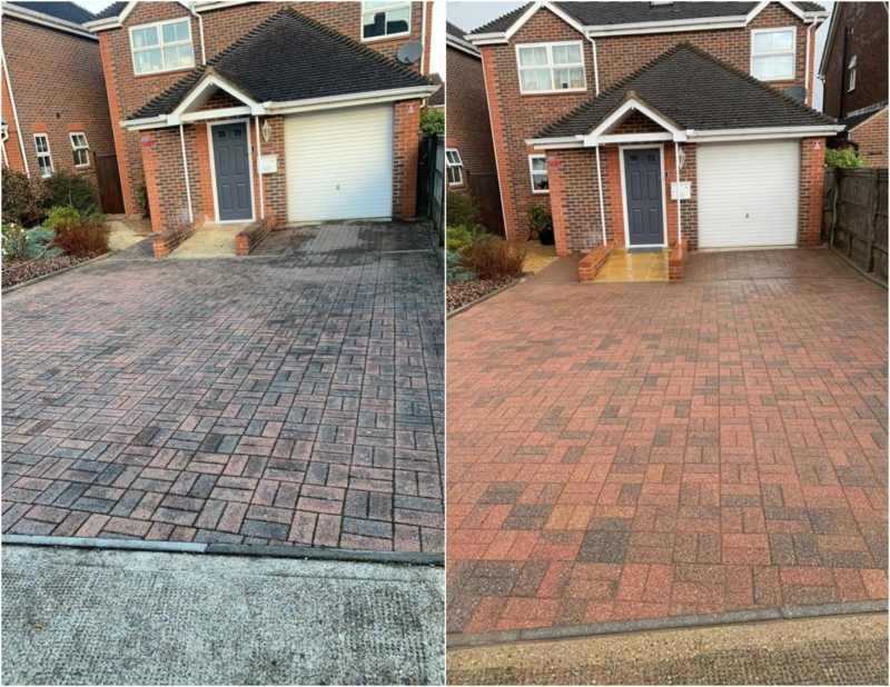 Driveway Jet Washing in Surrey and London